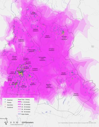 Spatial Network Analysis for School Infrastructure | GFDRR